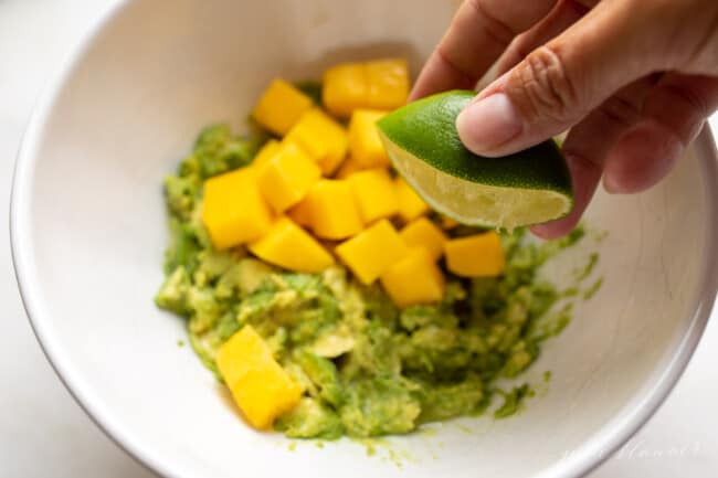 Mango Guacamole Recipe - Julie Blanner