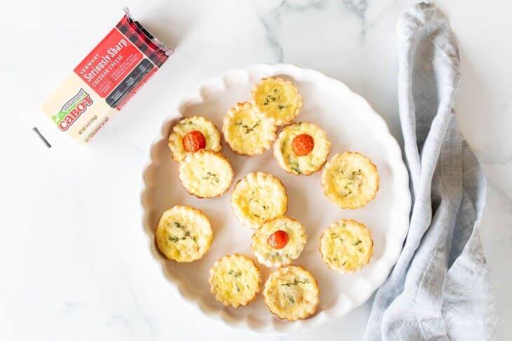 Incredible Cheddar Cheese Tarts | Julie Blanner