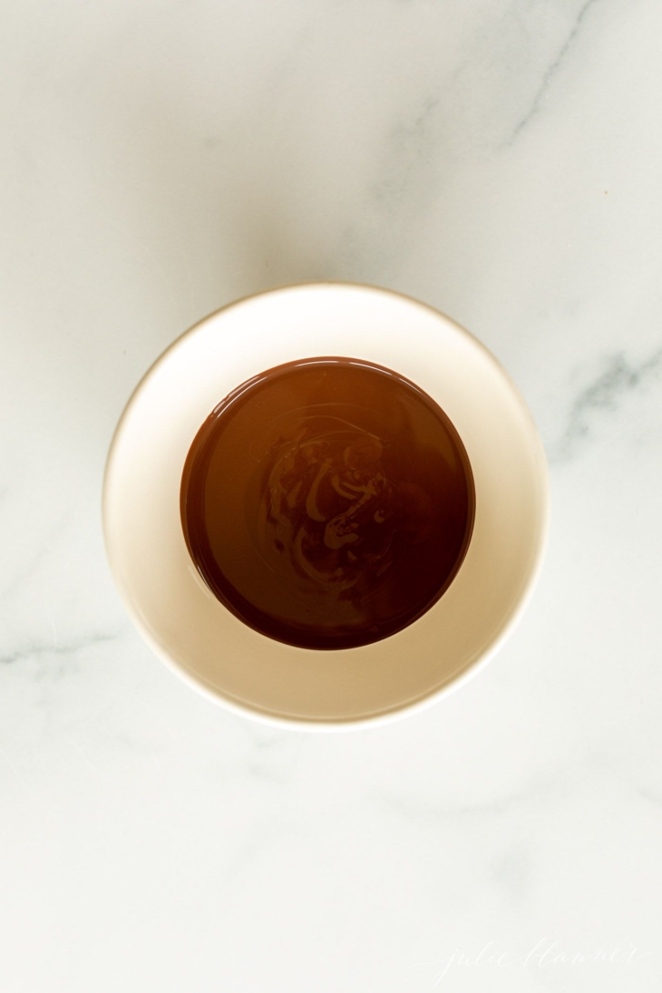 Chocolate Magic Shell Recipe | Dessert Topping - Julie Blanner