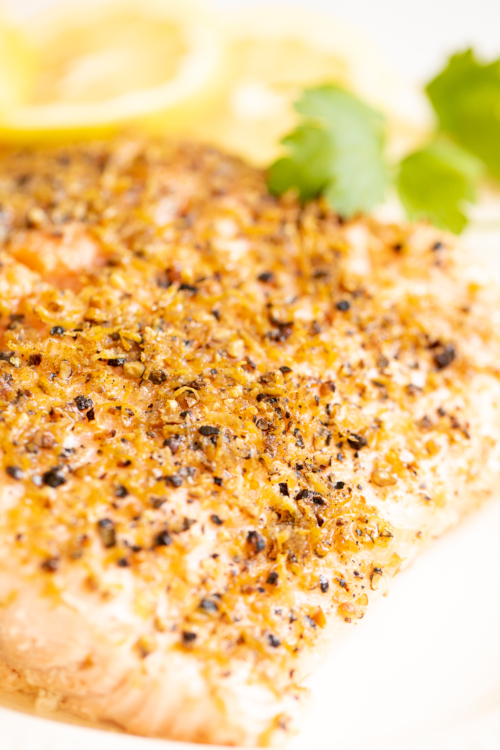 Light and Easy Lemon Pepper Salmon Recipe | Julie Blanner