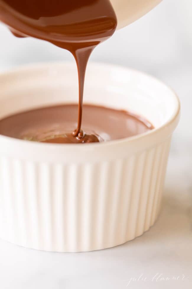 Chocolate Magic Shell Recipe | Dessert Topping - Julie Blanner