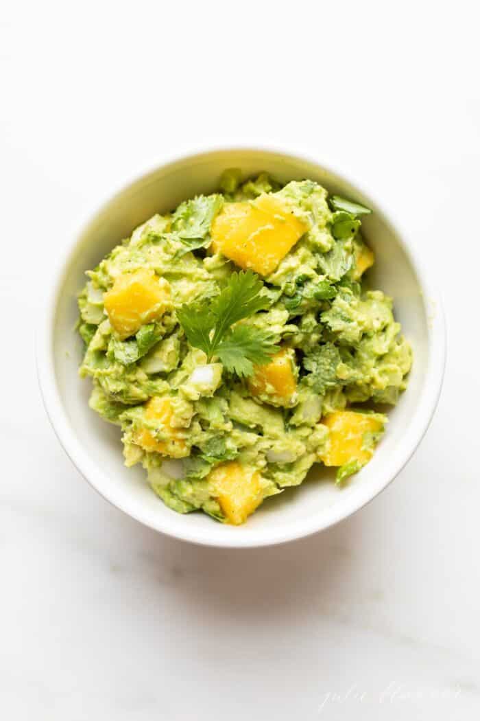 Mango Guacamole Recipe - Julie Blanner