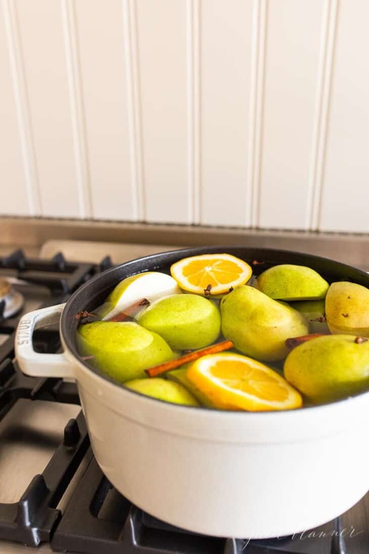 Easy Non Alcoholic Pear Cider Recipe | Julie Blanner