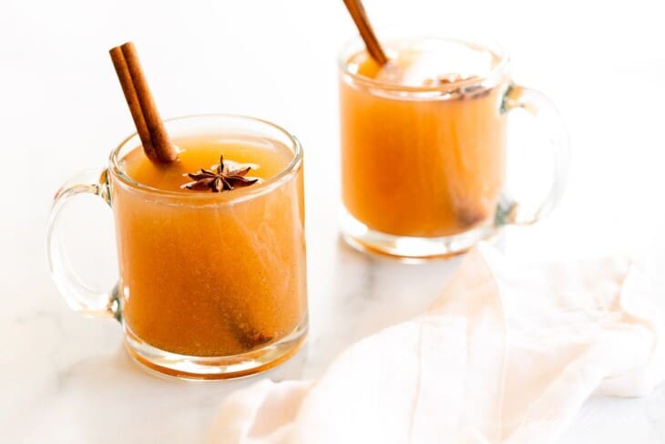 Easy Non Alcoholic Pear Cider Recipe | Julie Blanner