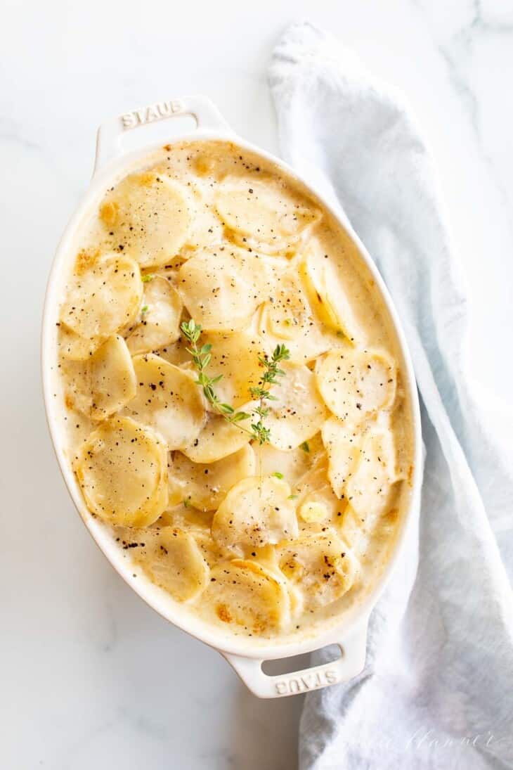 Incredible Gratin Dauphinois Potato Bake | Julie Blanner