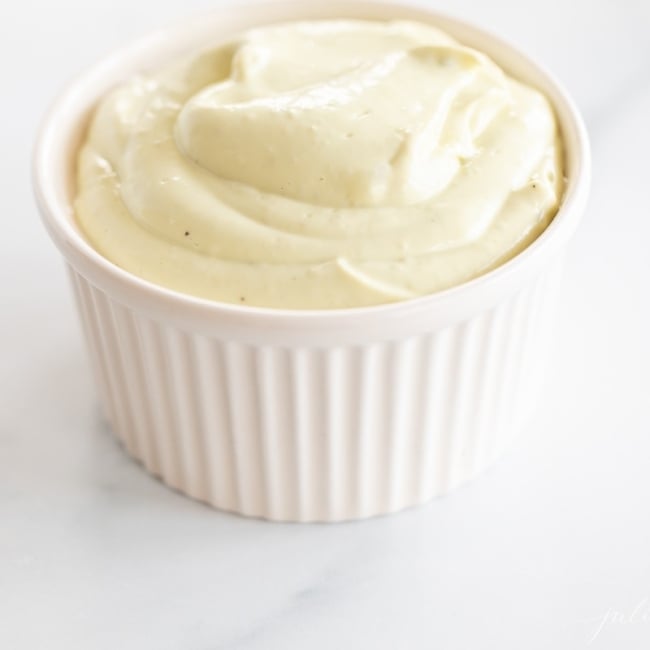 Easy Avocado Mayo | Julie Blanner