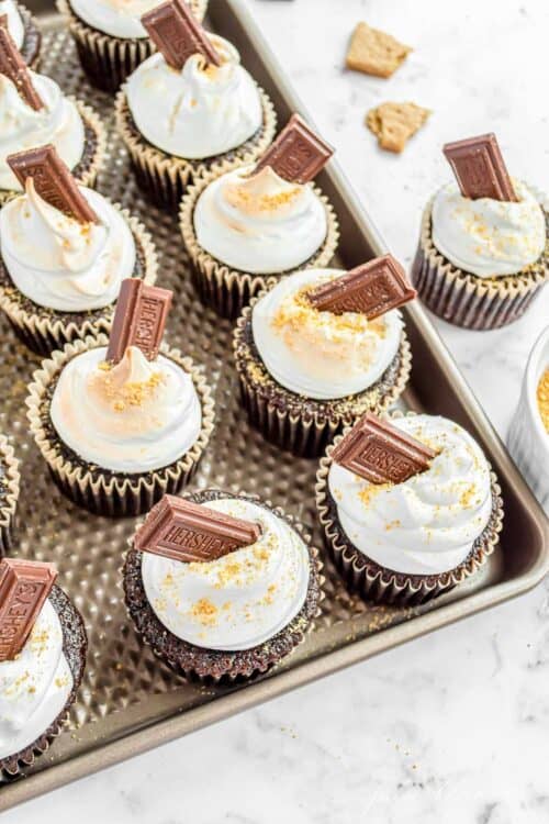 The Best S'mores Cupcakes