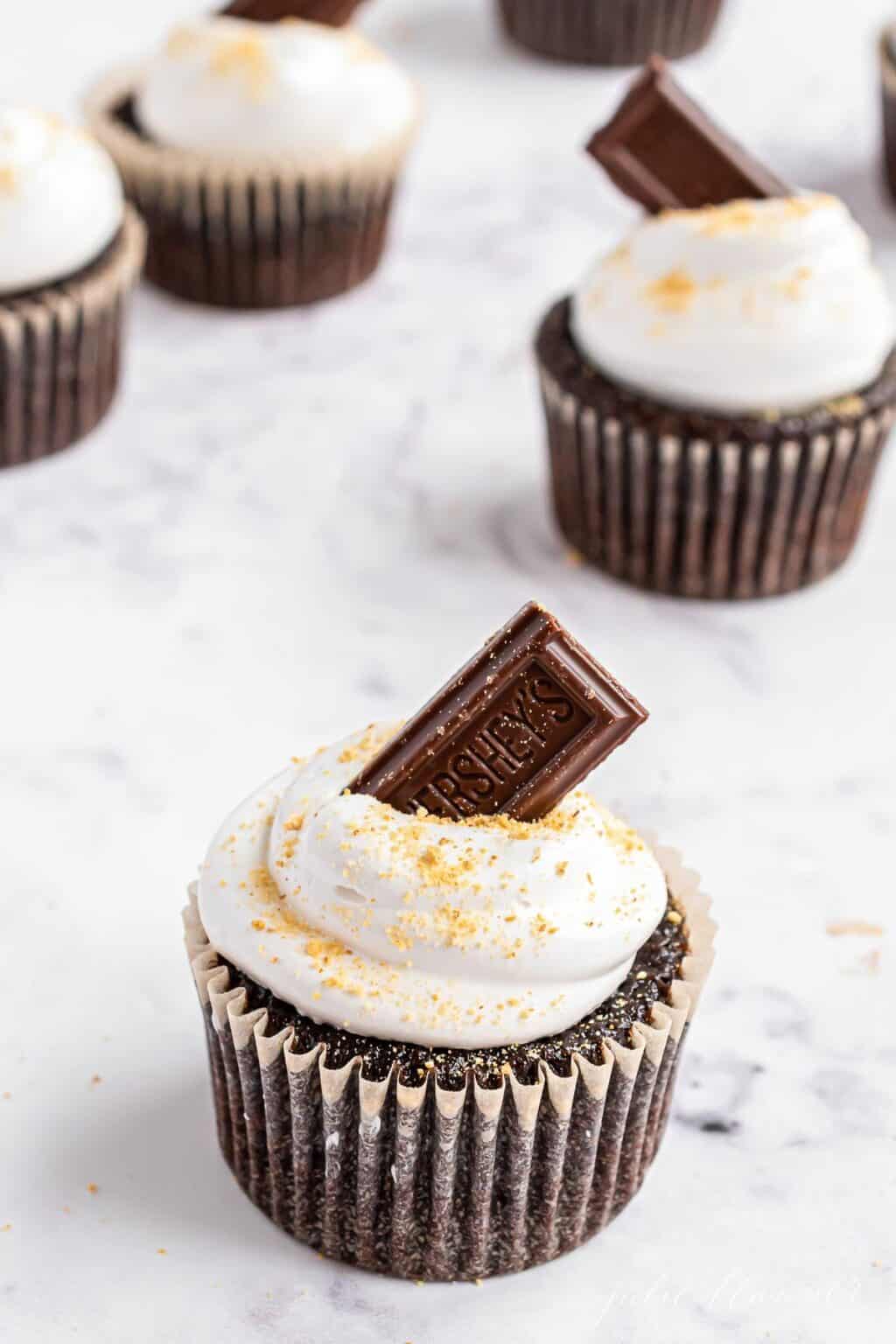 The Best S'mores Cupcakes