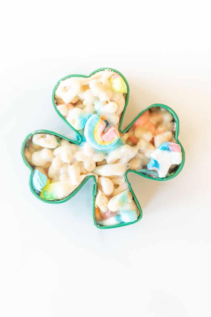 Lucky Charm Treats St. Patrick's Day Dessert | Julie Blanner
