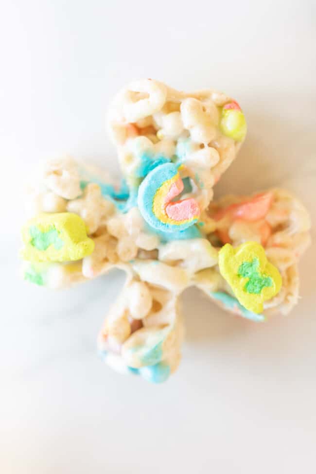 Lucky Charm Treats St. Patrick's Day Dessert | Julie Blanner