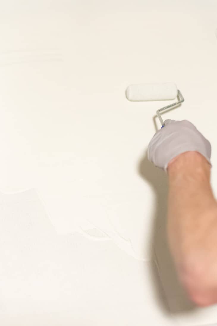 Painting Vinyl Floors | Julie Blanner