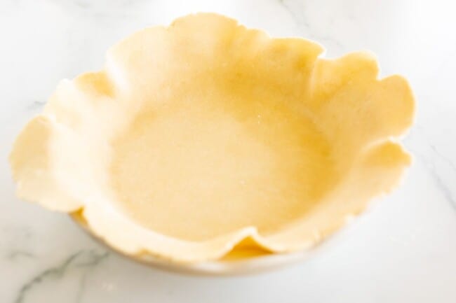 Flaky Quiche Crust (Made with 3 Ingredients!) | Julie Blanner