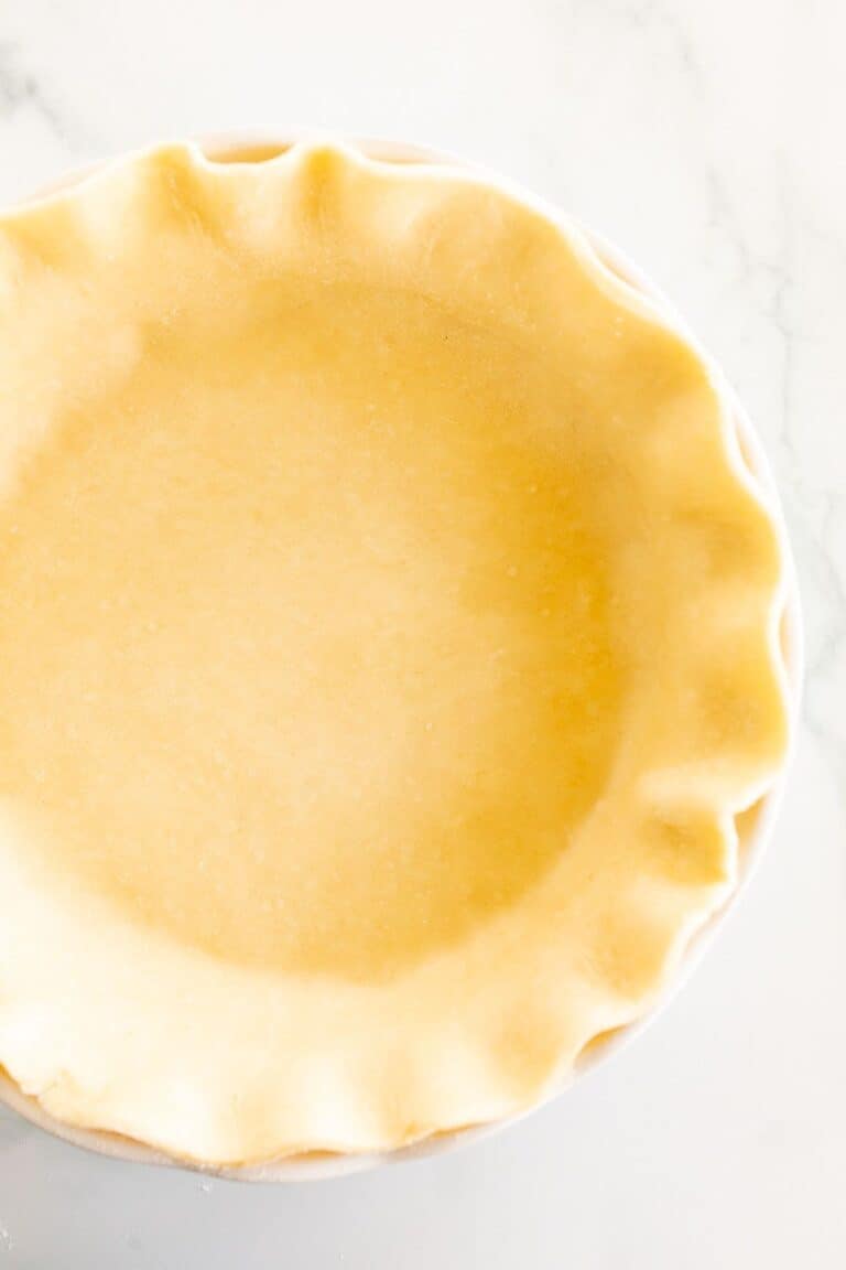 Flaky Quiche Crust (Made with 3 Ingredients!) | Julie Blanner