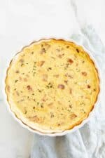 Flaky Quiche Crust (Made with 3 Ingredients!) | Julie Blanner
