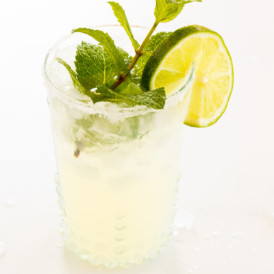 Fresh and Easy Mint Margarita Recipe | Julie Blanner
