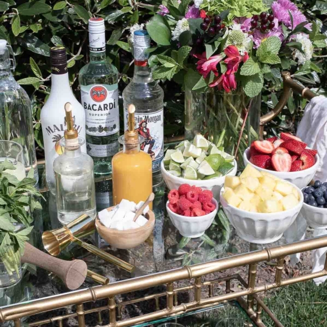 Serve up an EASY Mojito Bar for Parties | Julie Blanner