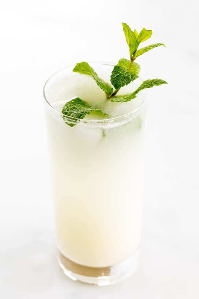Sweet and Creamy Coconut Mojito Recipe | Julie Blanner