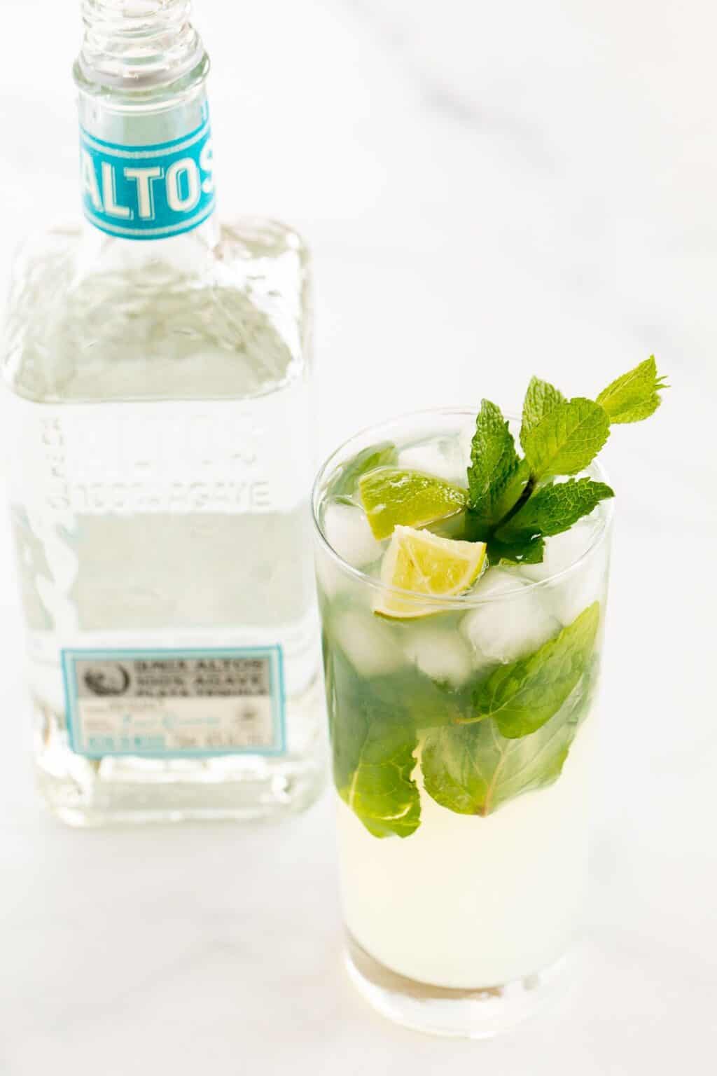 Fresh and Easy Tequila Mojito Recipe | Julie Blanner
