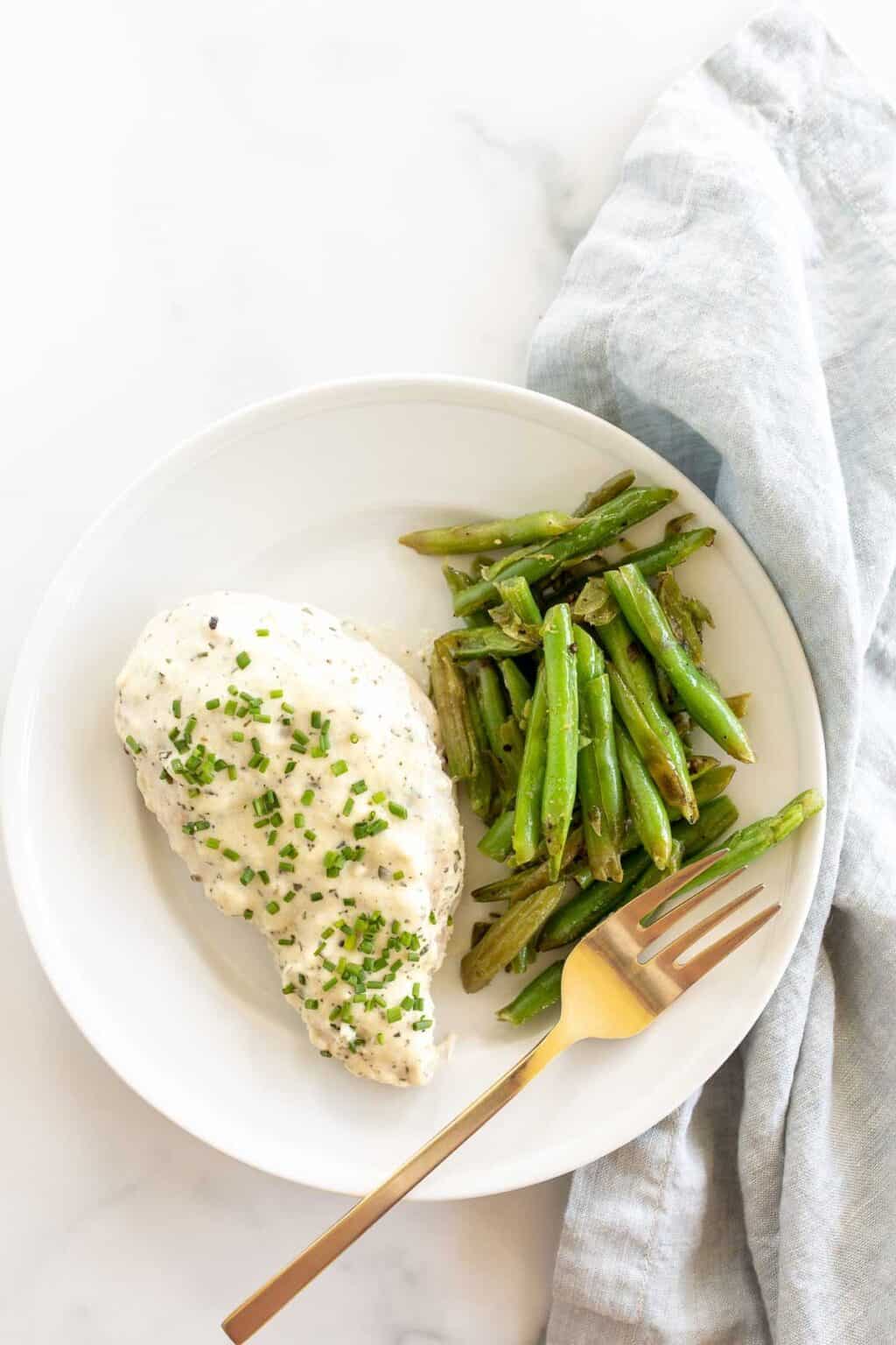 Easy + Delicious Baked Boursin Chicken | Julie Blanner