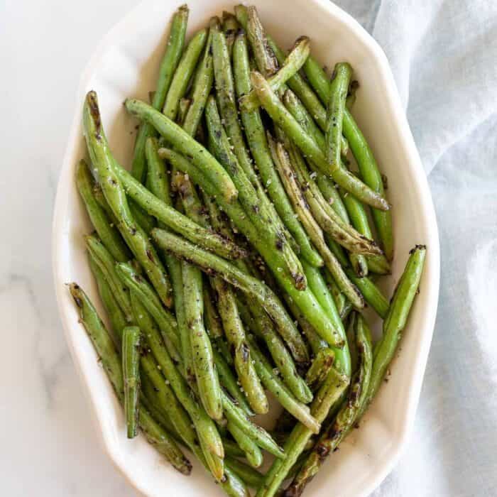 The Best Grilled Green Beans Recipe | Julie Blanner