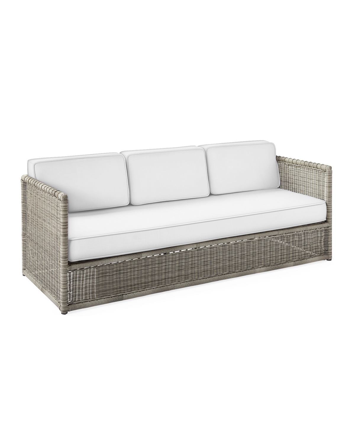 Wicker Sofa to Enjoy Indoors or Out | Julie Blanner