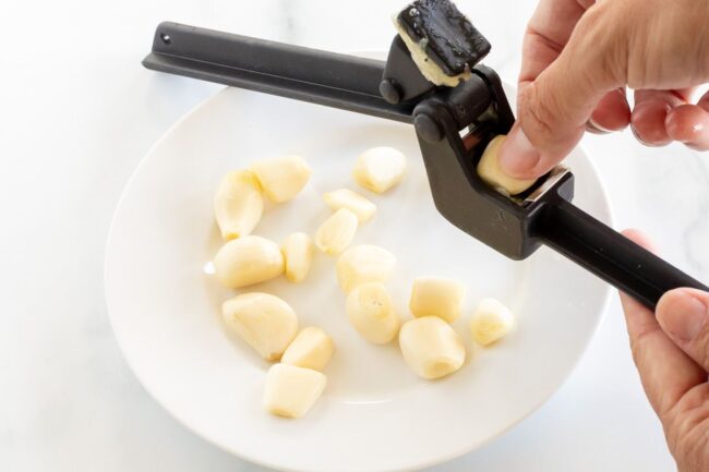 How to Peel and Mince Garlic | Julie Blanner