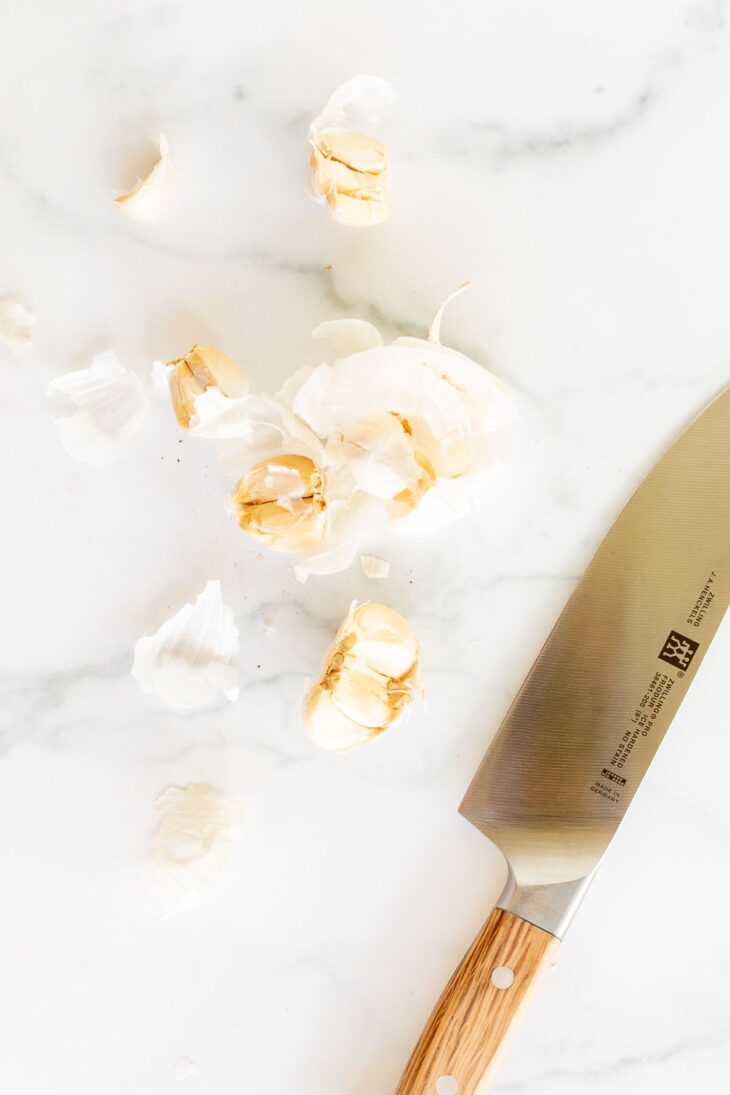 How to Peel Garlic | Julie Blanner