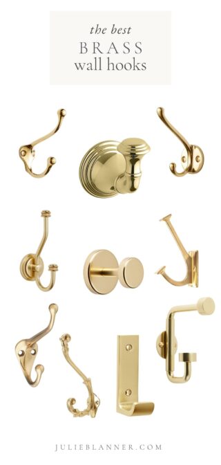 Add Brass Hooks for Charm and Function | Julie Blanner