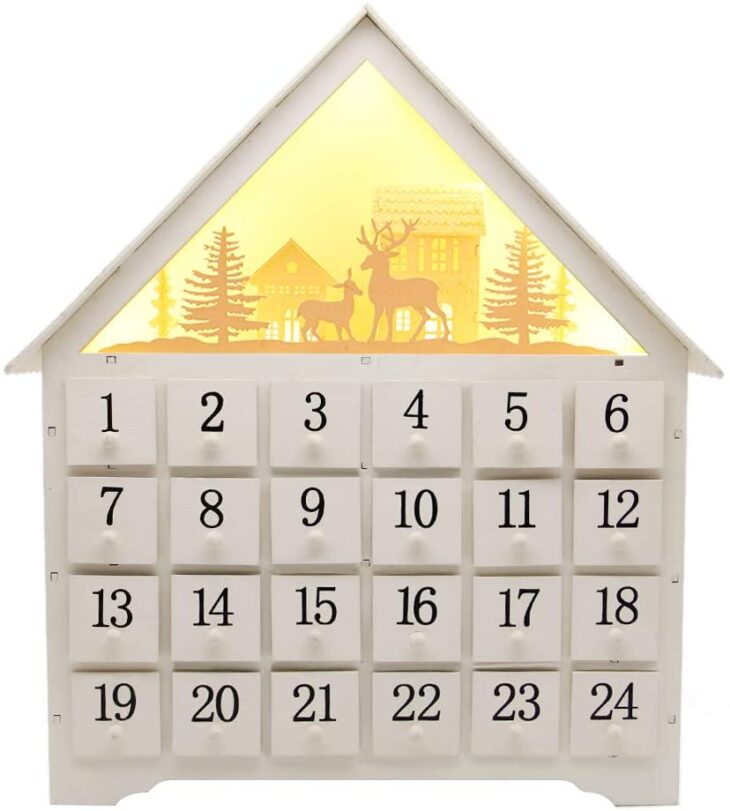 Nostalgic Wood Advent Calendars | Julie Blanner