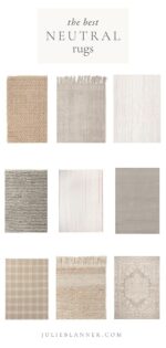 The Best Neutral Rugs | Julie Blanner