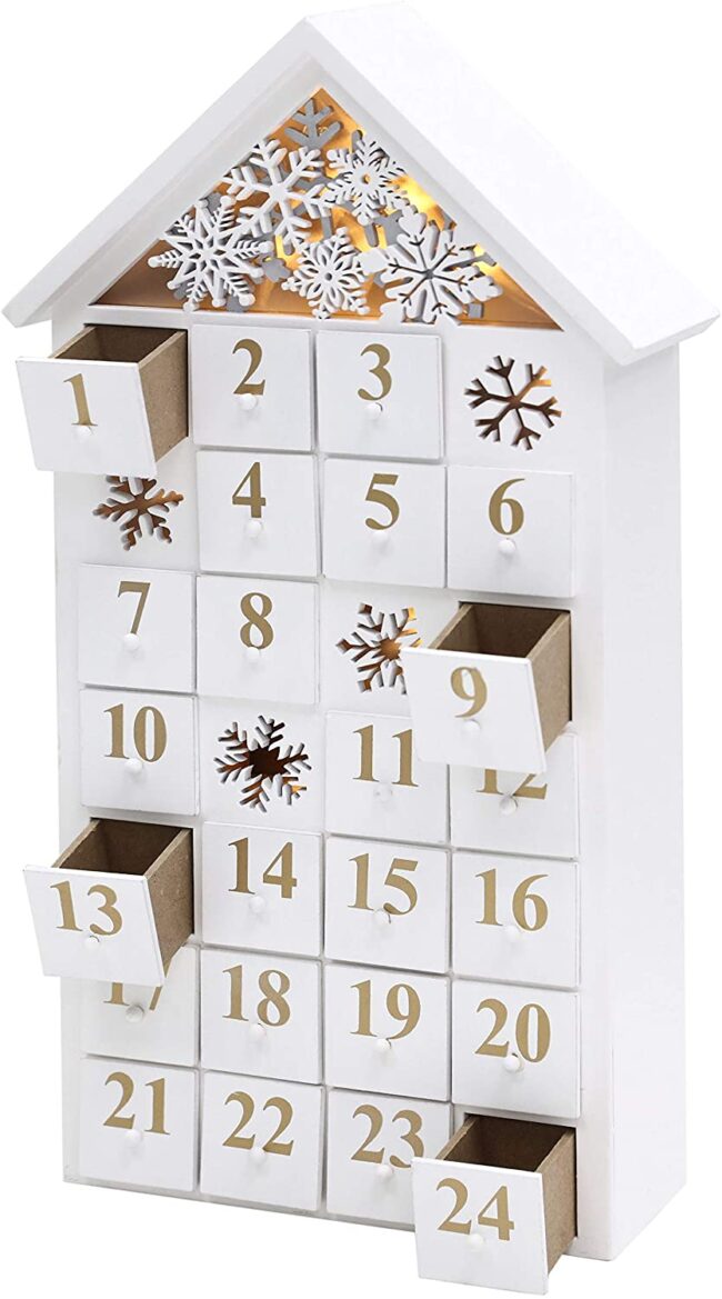 Nostalgic Wood Advent Calendars | Julie Blanner