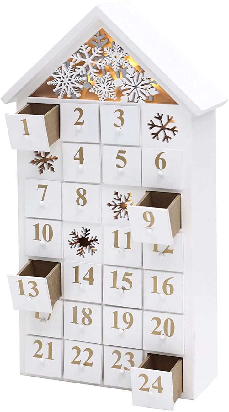 Nostalgic Wood Advent Calendars | Julie Blanner
