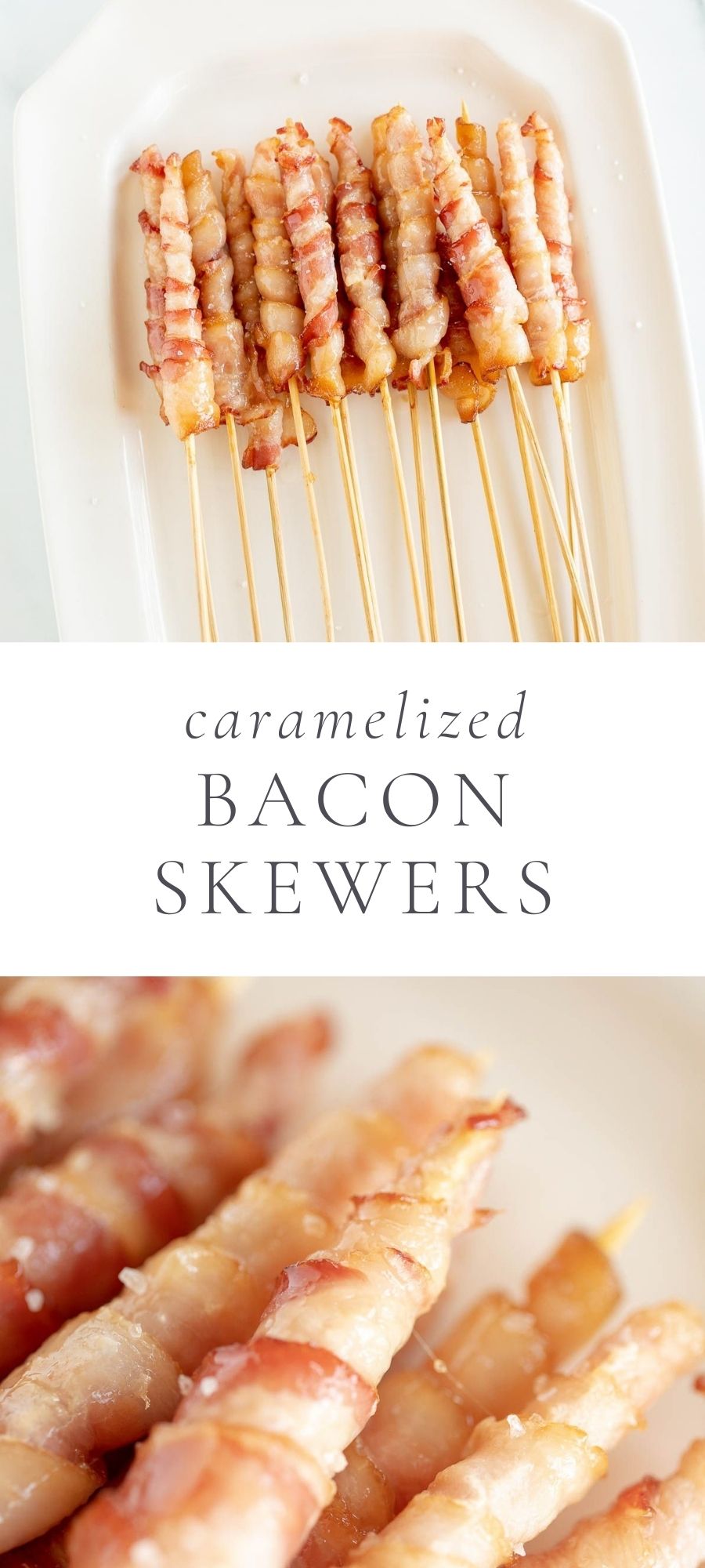 Caramelized Bacon Skewers | Julie Blanner