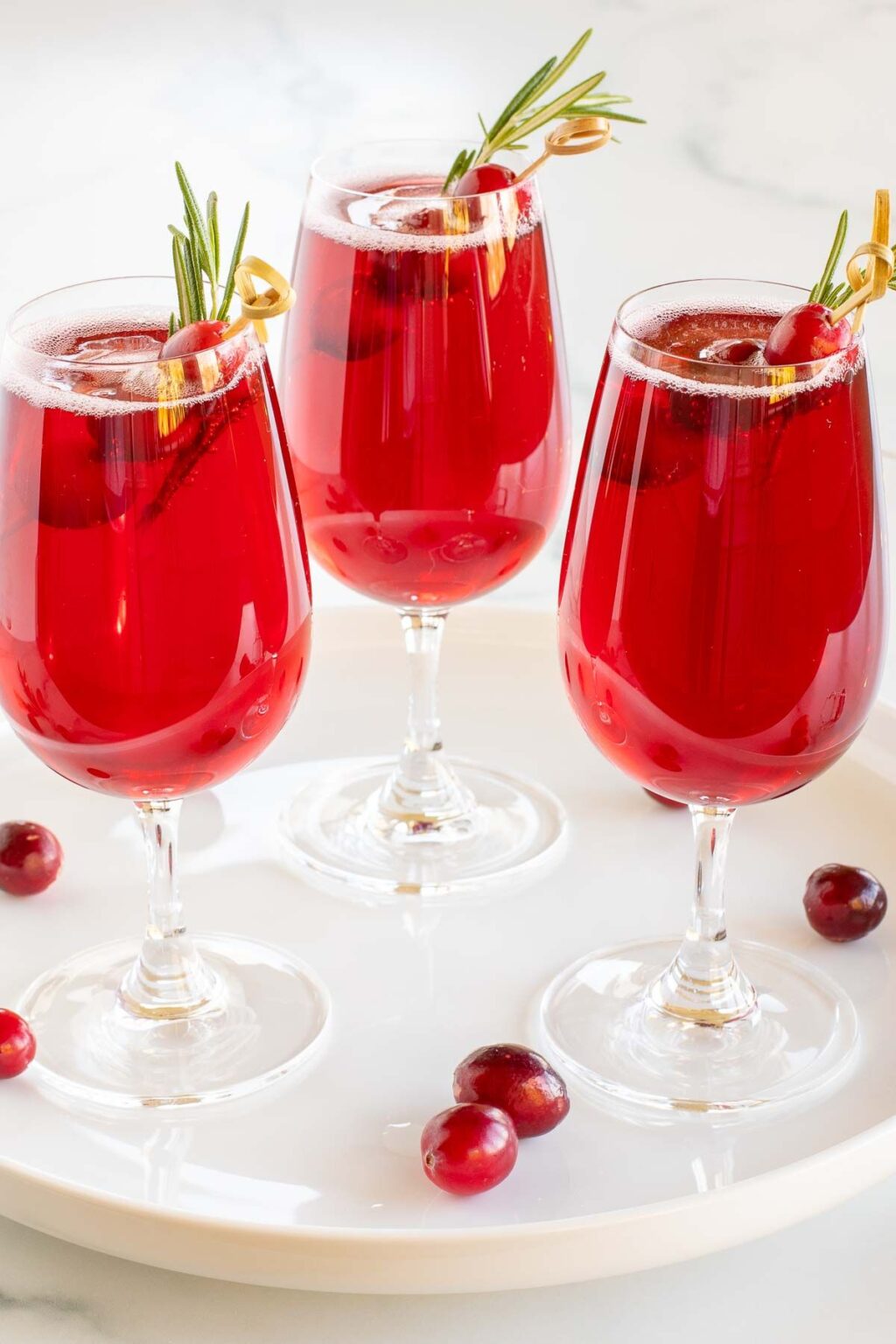 Festive Poinsettia Cocktail | Julie Blanner