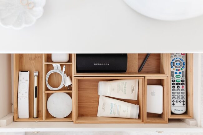 Simple Nightstand Organization Guide | Julie Blanner