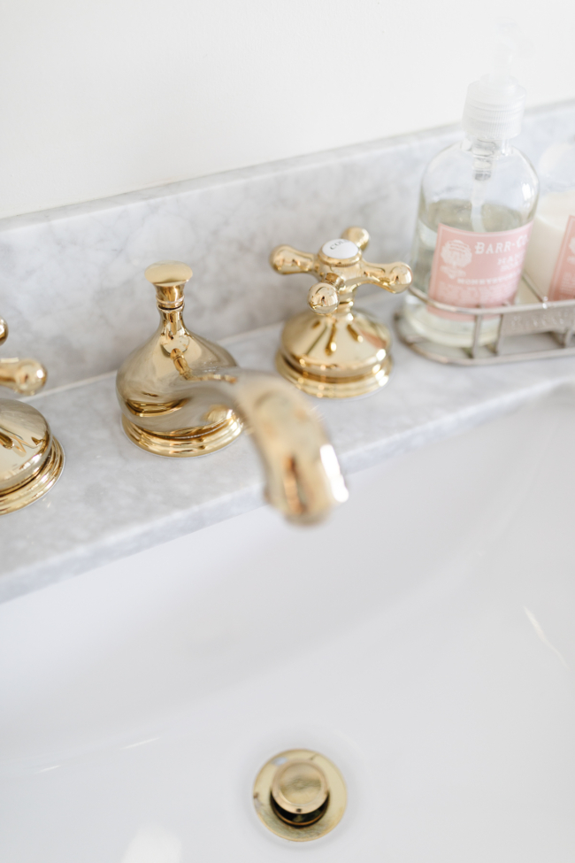 Brass Bathroom Faucets | Julie Blanner
