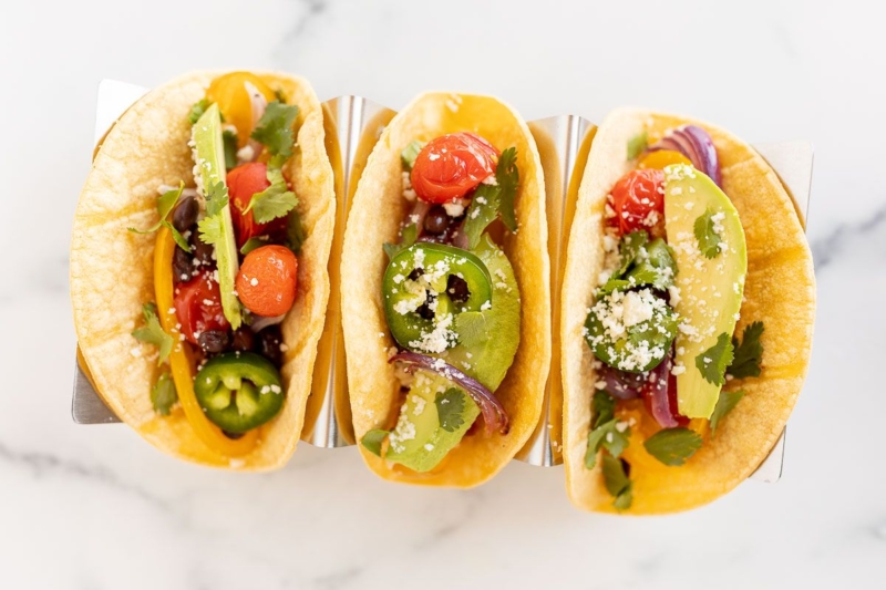 Easy Veggie Tacos | Julie Blanner