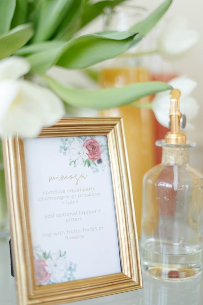 How to Set Up a Mimosa Bar | Julie Blanner