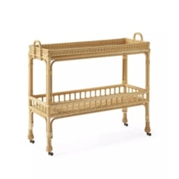 Rattan Bar Carts | Julie Blanner