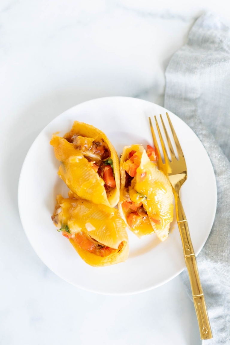 Taco Stuffed Shells | Julie Blanner