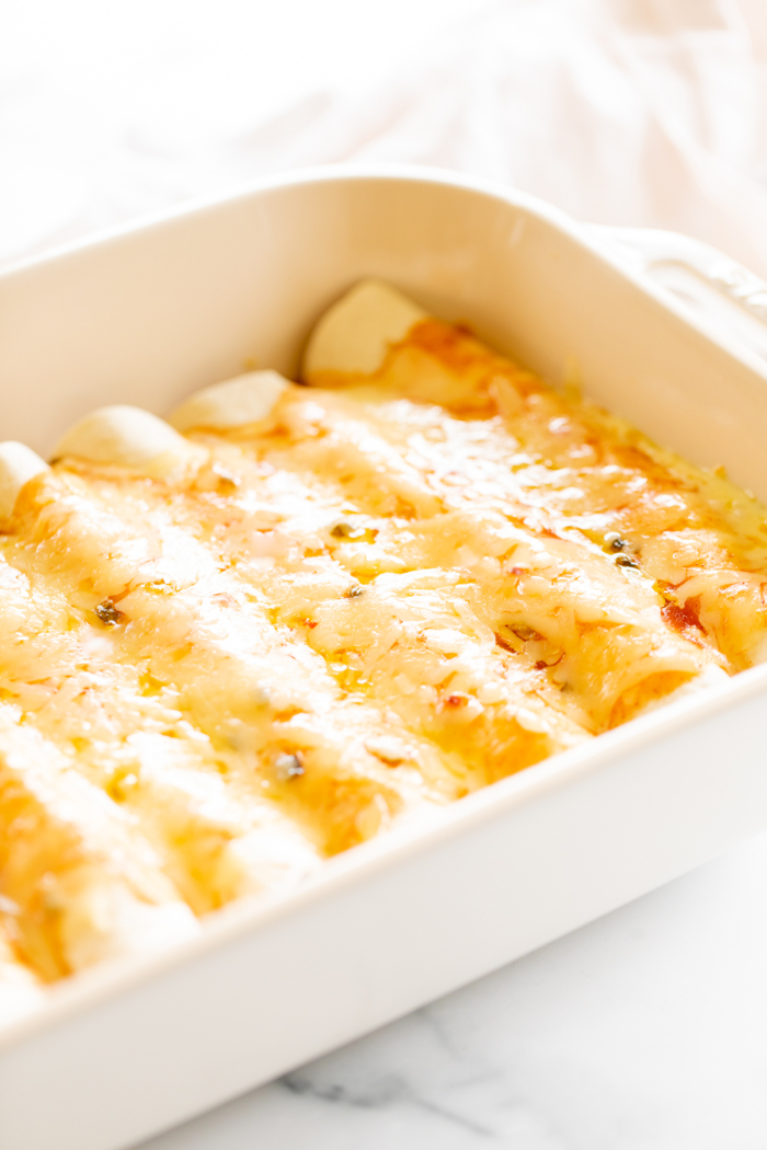 Three Ingredient Cheese Enchiladas | Julie Blanner