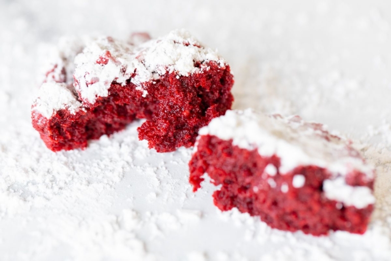 Red Velvet Gooey Butter Cookies | Julie Blanner