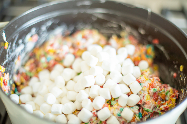3-Ingredient Fruity Pebble Treats | Julie Blanner