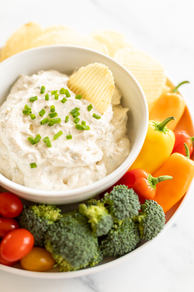 Homemade Ranch Dip | Julie Blanner