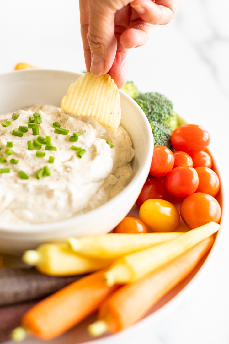 Homemade Ranch Dip | Julie Blanner