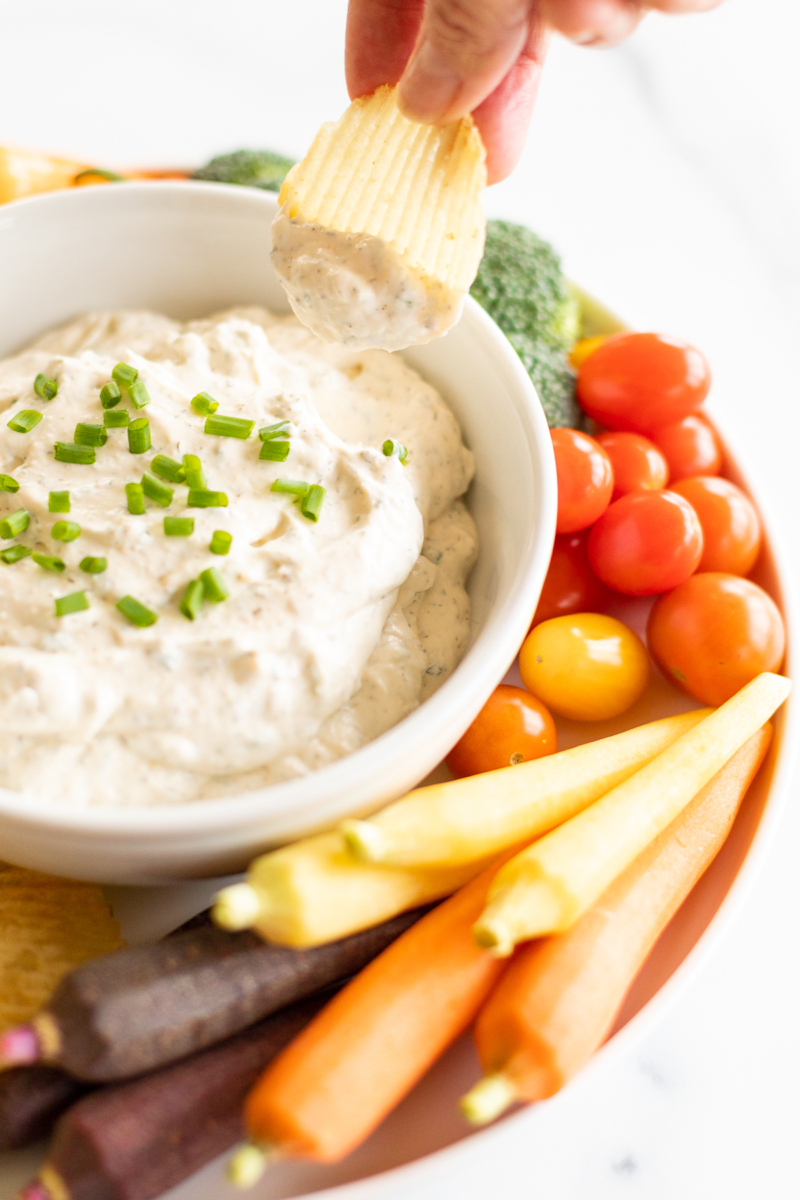 Homemade Ranch Dip | Julie Blanner