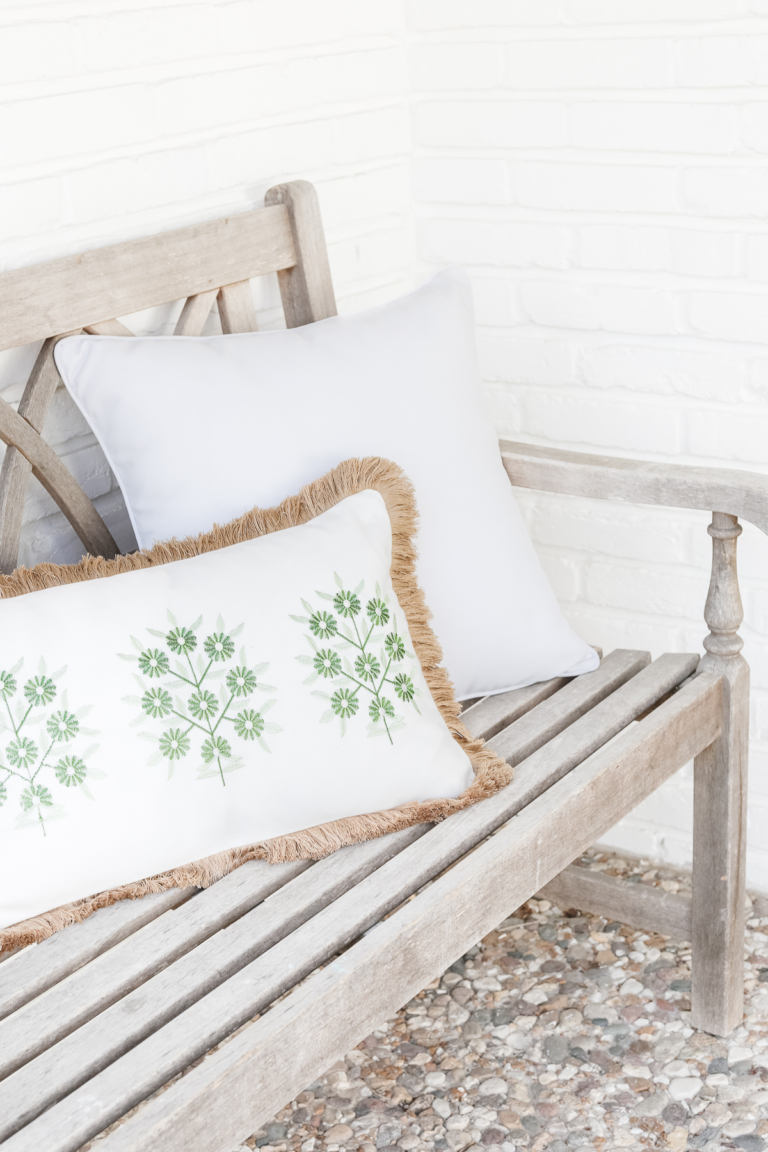 Transform Your Space with Outdoor Pillows | Julie Blanner