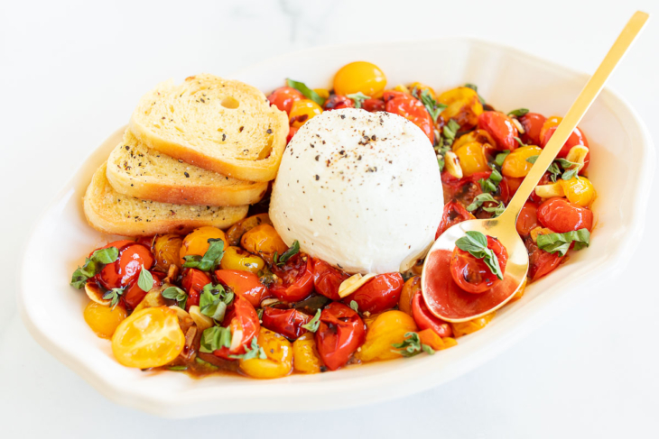 Easy Blistered Tomatoes | Julie Blanner