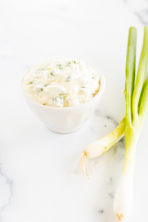 Scallion Cream Cheese | Julie Blanner