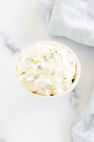 Scallion Cream Cheese | Julie Blanner